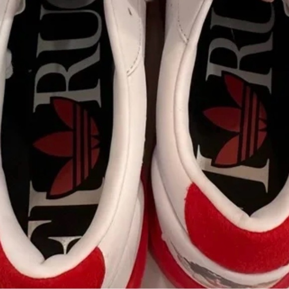 adidas | Shoes | Adidas X Fiorucci Super Sleek White And Red Sneakers ...